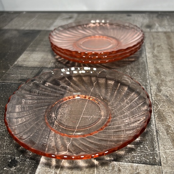 Arcoroc | Kitchen | Vintage Arcoroc France Glassware Rosaline Pink ...